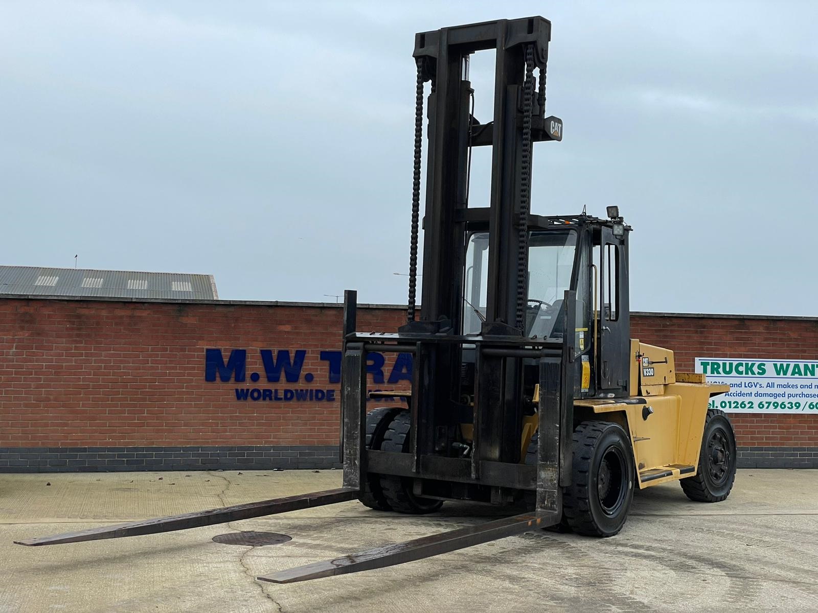 Caterpillar V 330 C diesel forklift specs & dimensions (1989 - 1994 ...