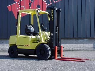Hyster H 2.50 XM diesel forklift specs & dimensions (1998 - 2005 ...