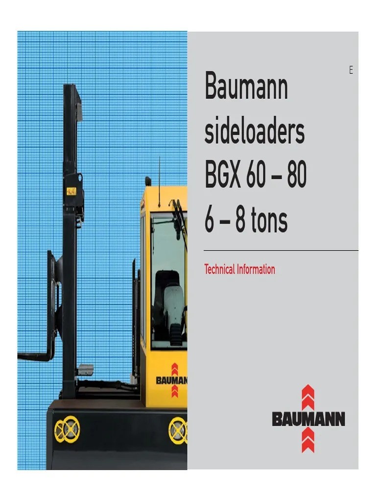 Baumann BDX 70 diesel 4 way forklift specs & dimensions (2003 - 2025 ...