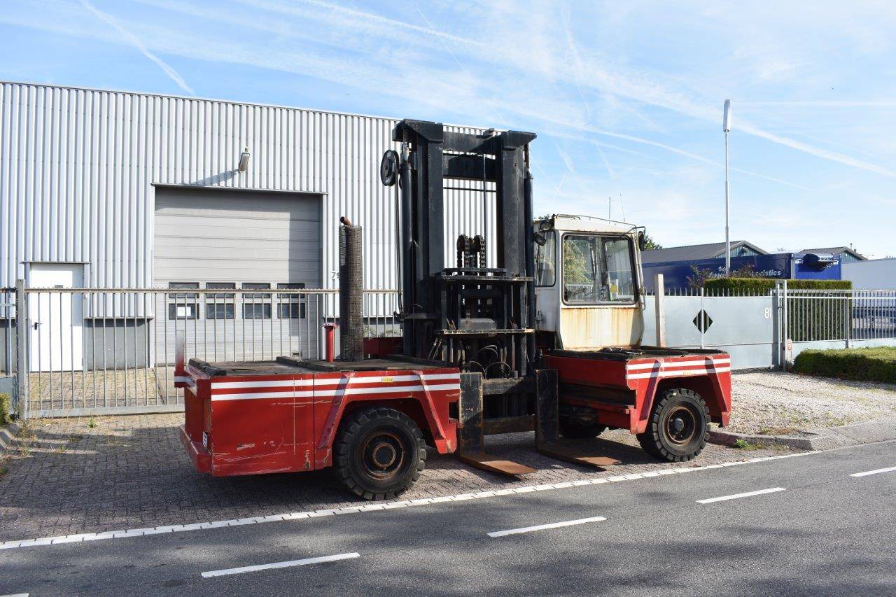 Kalmar DFQ 80/18.5/40 D diesel 4 way forklift specs (1996 - 1996 ...