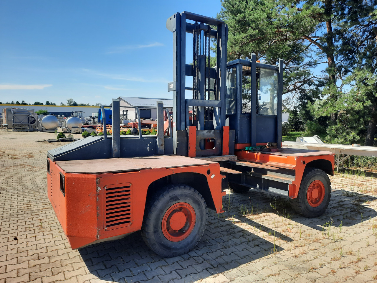 Fantuzzi SF 70 diesel 4 way forklift specs & dimensions (1988 - 1998 ...