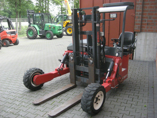 Moffett M 1-15.3 diesel truck mounted forklift specs & dimensions (2007 ...