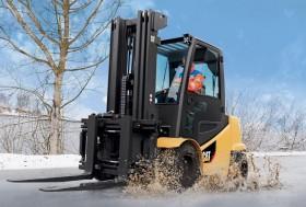 Caterpillar EP40 electric forklift specs & dimensions (2007 - 2014 ...