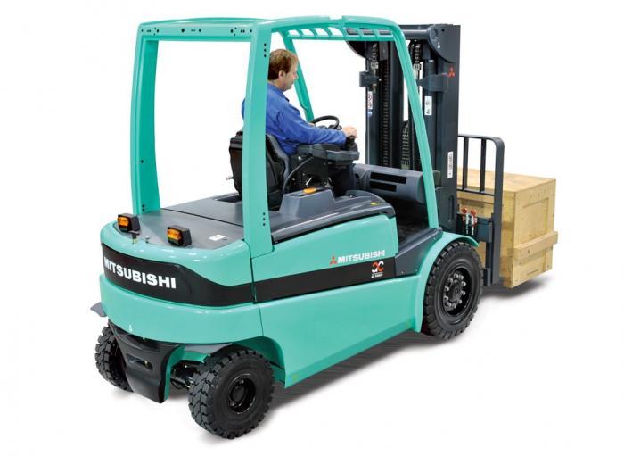 Mitsubishi FB50 electric forklift specs & dimensions (2008 - 2019 ...