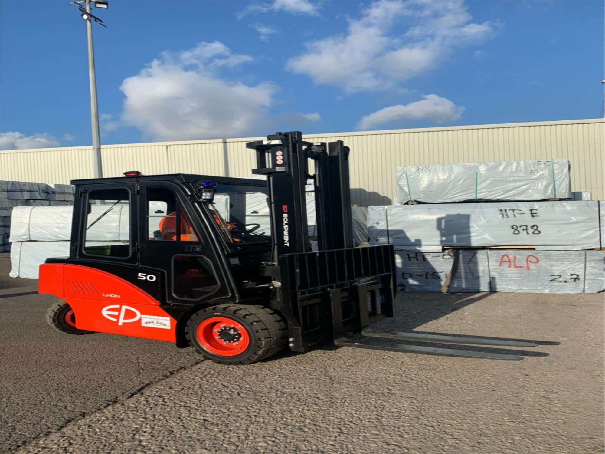 EP CPD50F8 electric forklift specs & dimensions (2024 - 2026) | Lift ...