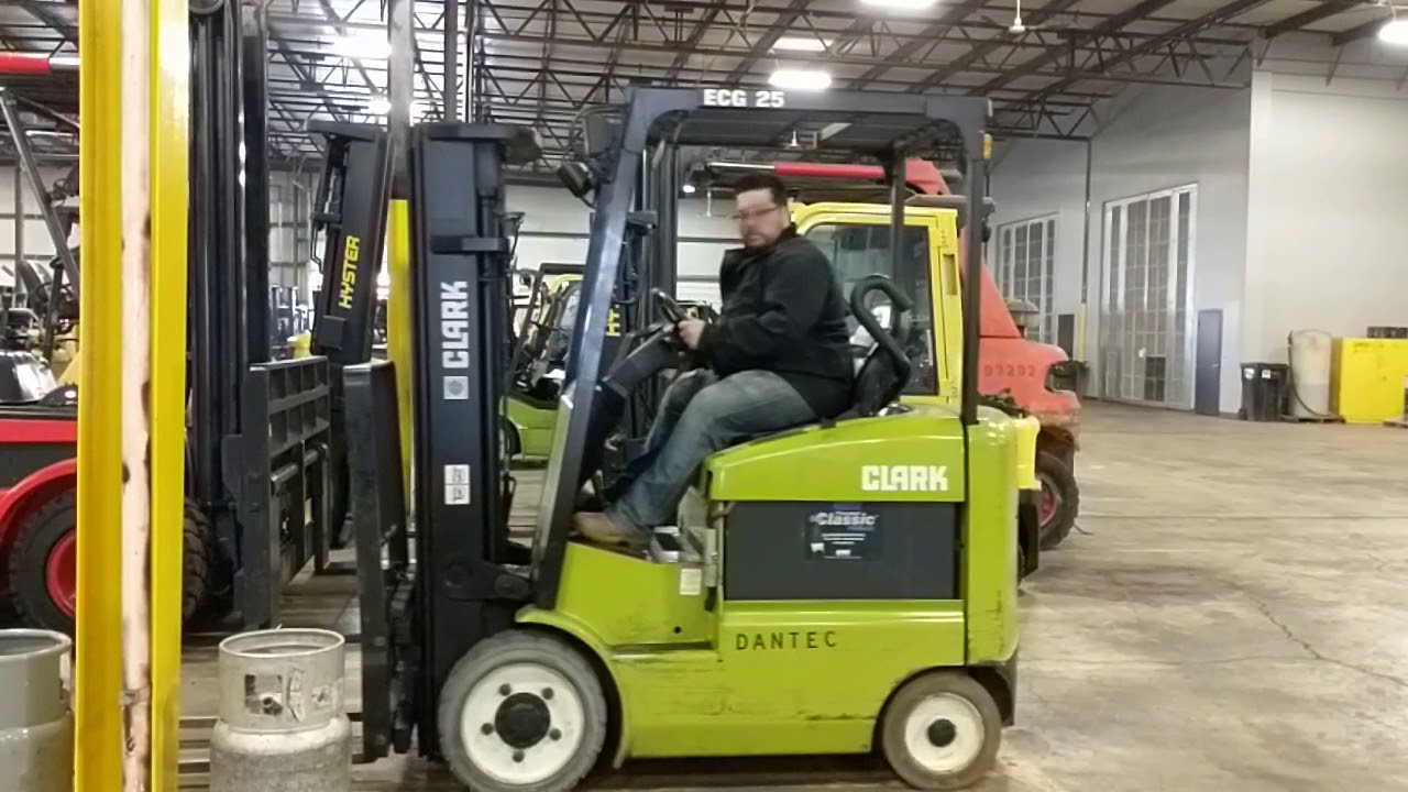 Clark ECG 25 electric forklift specs & dimensions (1996 - 2003) | Lift ...