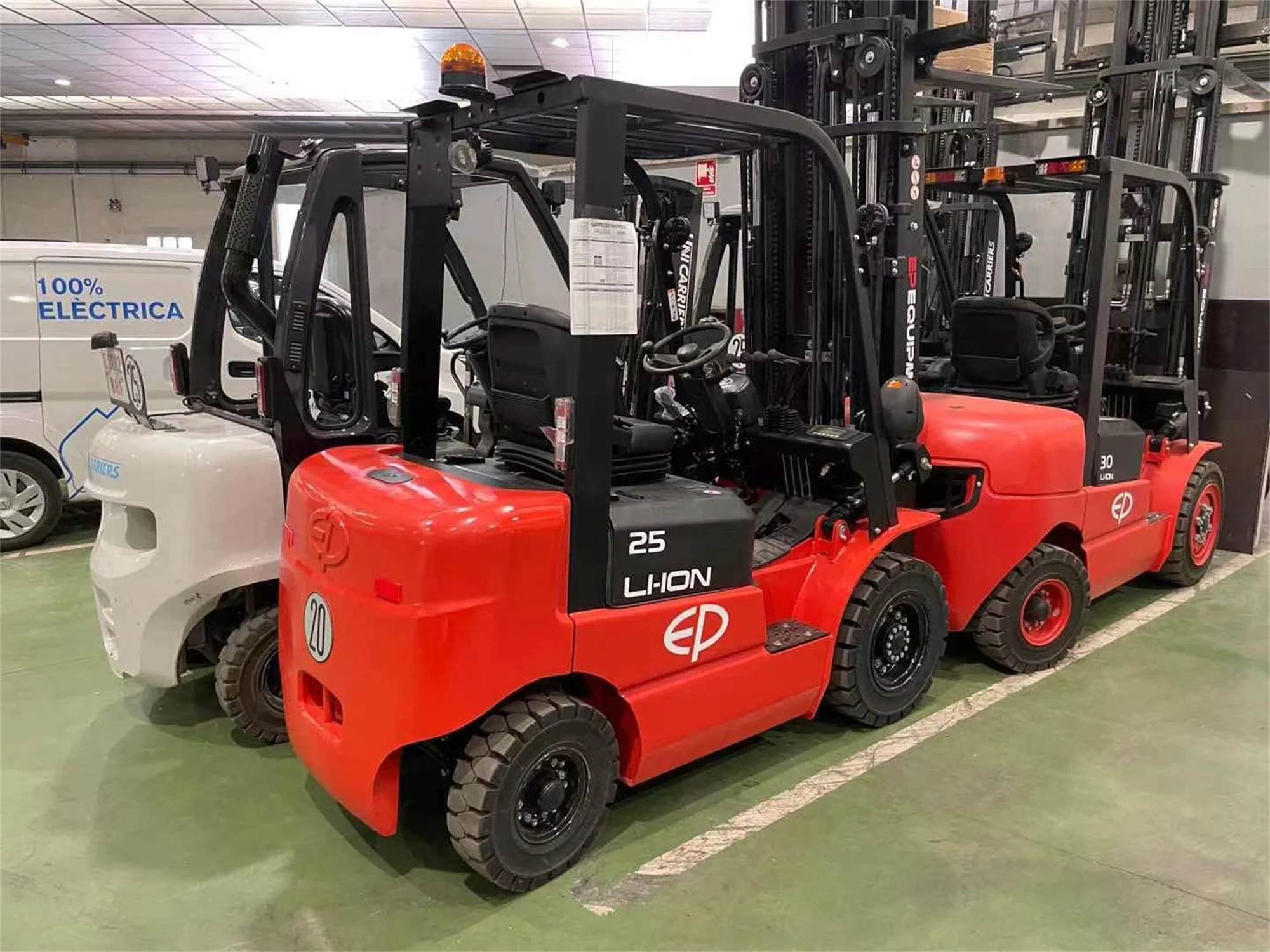 EP EFL252 electric forklift specs & dimensions (2024 - 2025) | Lift ...