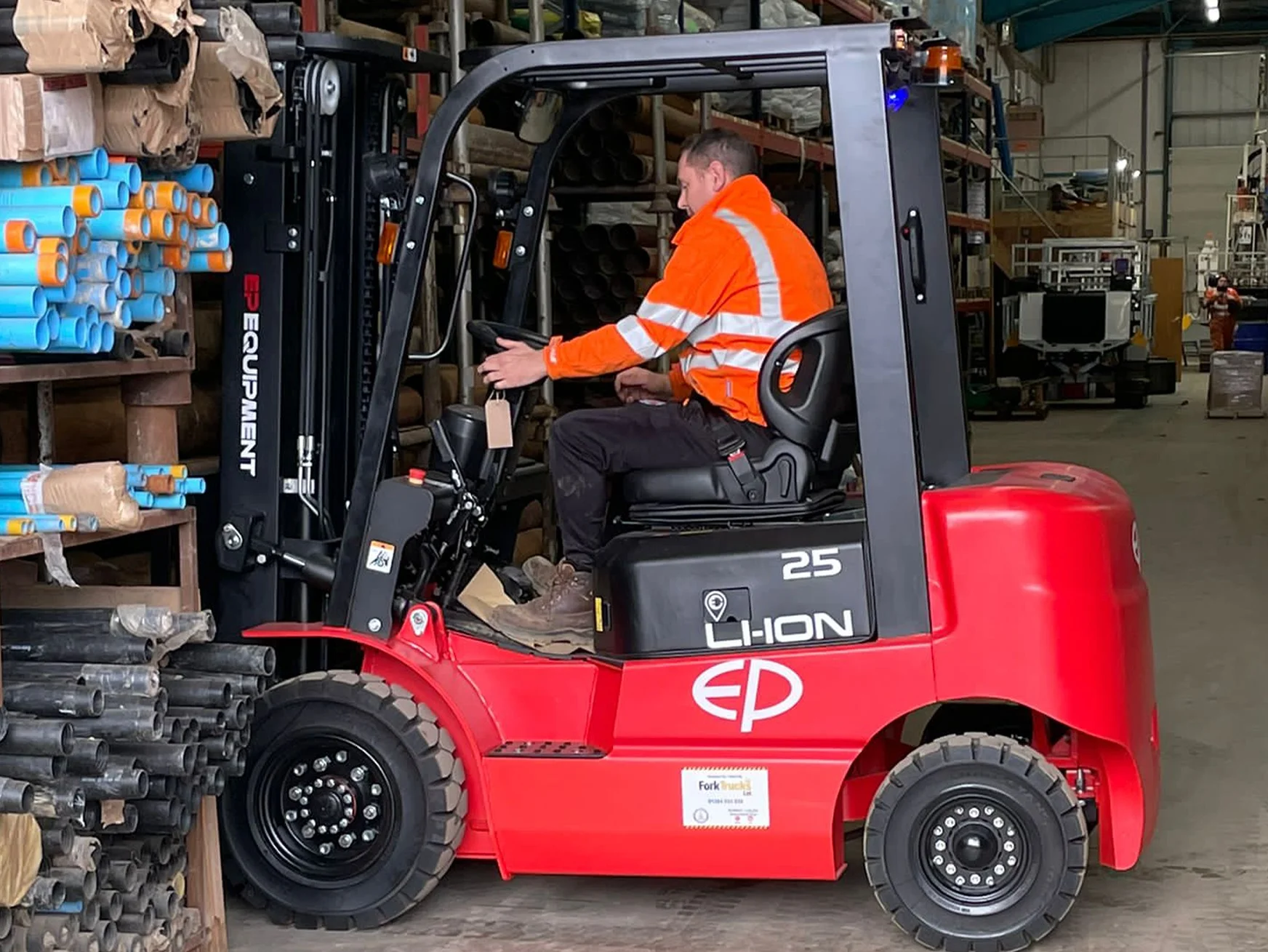 EP EFL252 electric forklift specs & dimensions (2024 - 2025) | Lift ...