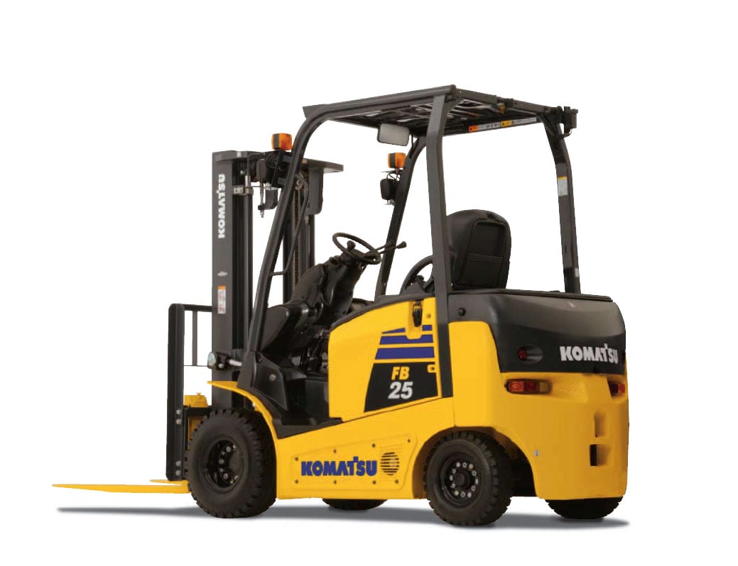 Komatsu FB 25 H 1 R electric forklift specs & dimensions (2001 - 2012 ...