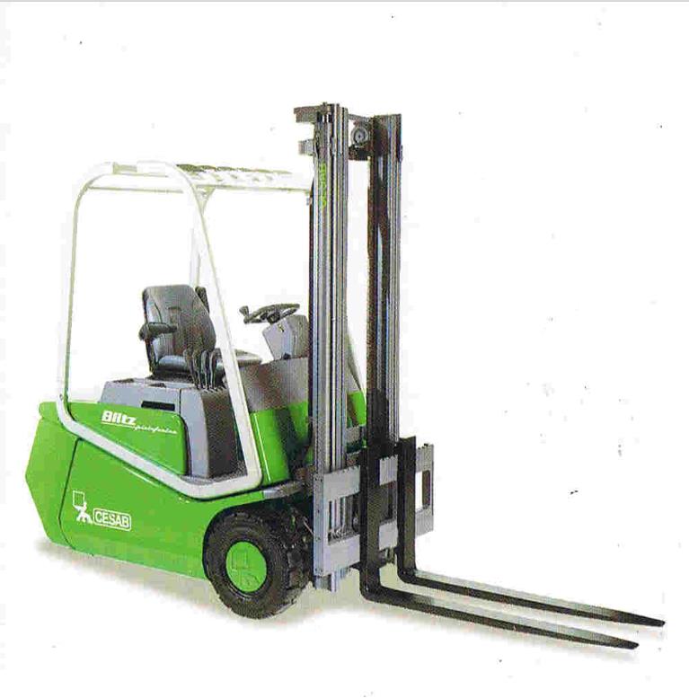 Cesab Blitz 315 electric forklift specs & dimensions (1995 - 2003 ...