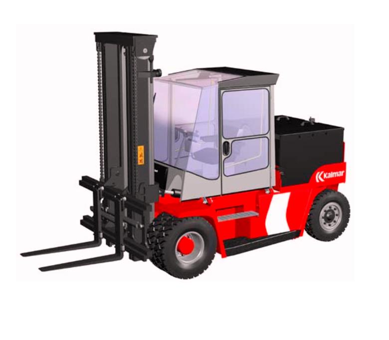 Kalmar ECE80-9 electric forklift specs & dimensions (2005 - 2009 ...