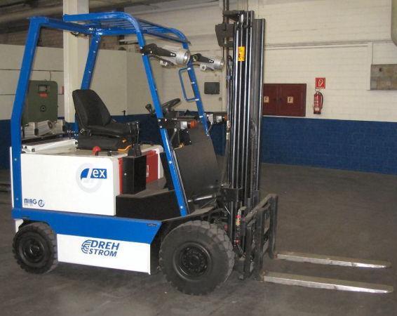 Miag EFG 25 XE 1 Electric EX explosion protected forklift specs (1996 ...