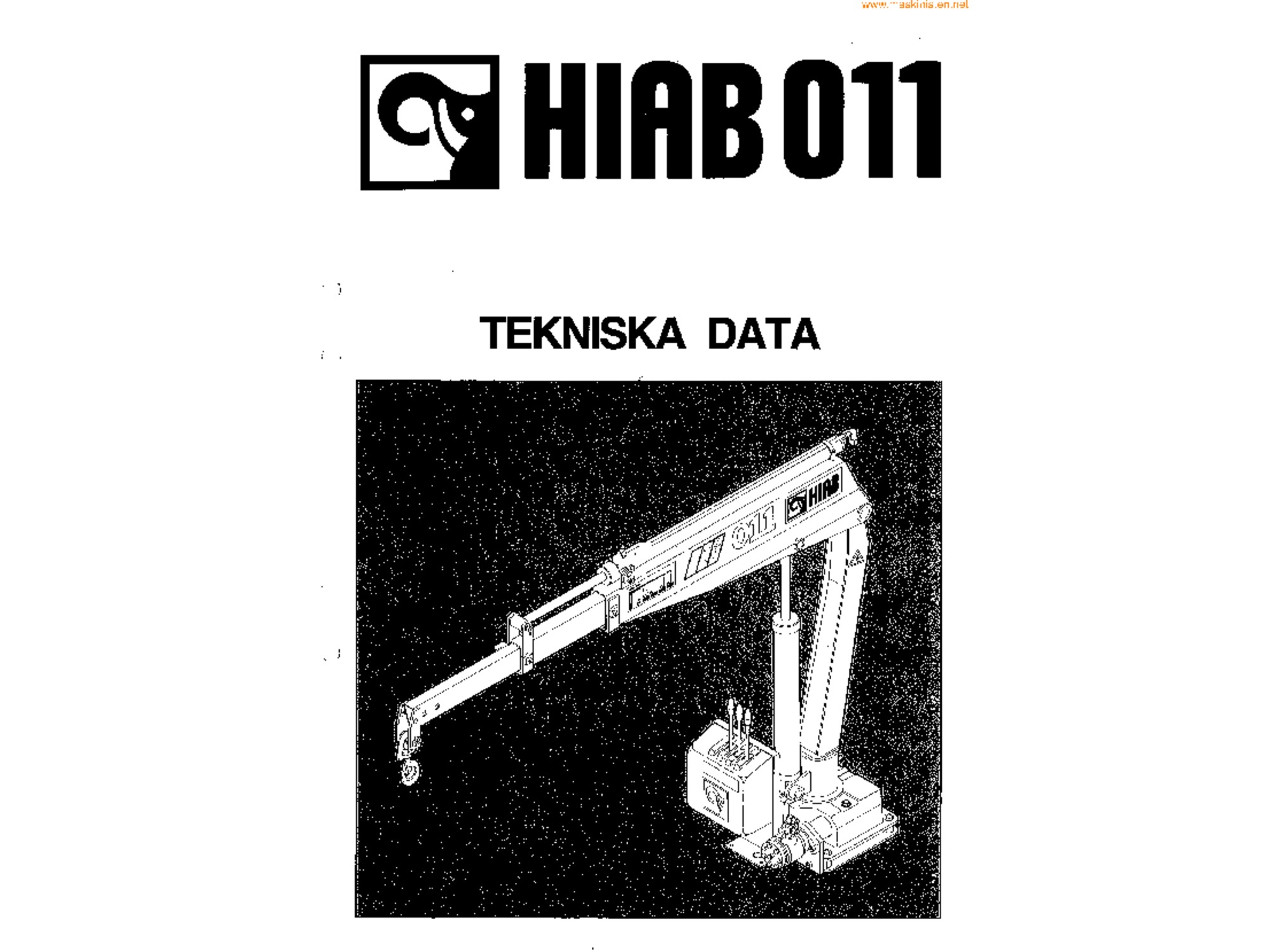 Hiab 011 BT Specifications & Technical Data (1987-1998) | LECTURA Specs
