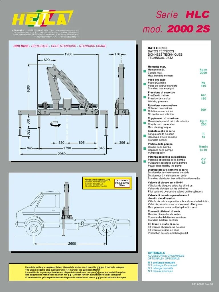 Heila HLC 2.000 2 S-E Specifications & Technical Data (1996-2006 ...