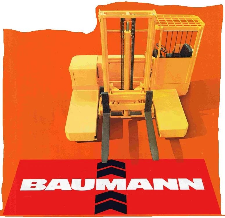 Baumann E4S 30/18/33 electric 4 way forklift specs & dimensions (1996 ...