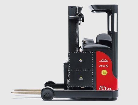 Linde R 16 EX S explosion proof reach truck specs & dimensions (2006 ...