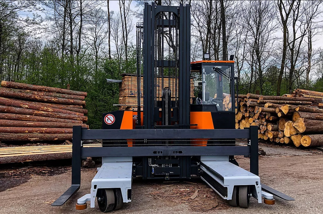 Hubtex MaxX 45 EL electric 4 way forklift specs & dimensions (2021 ...