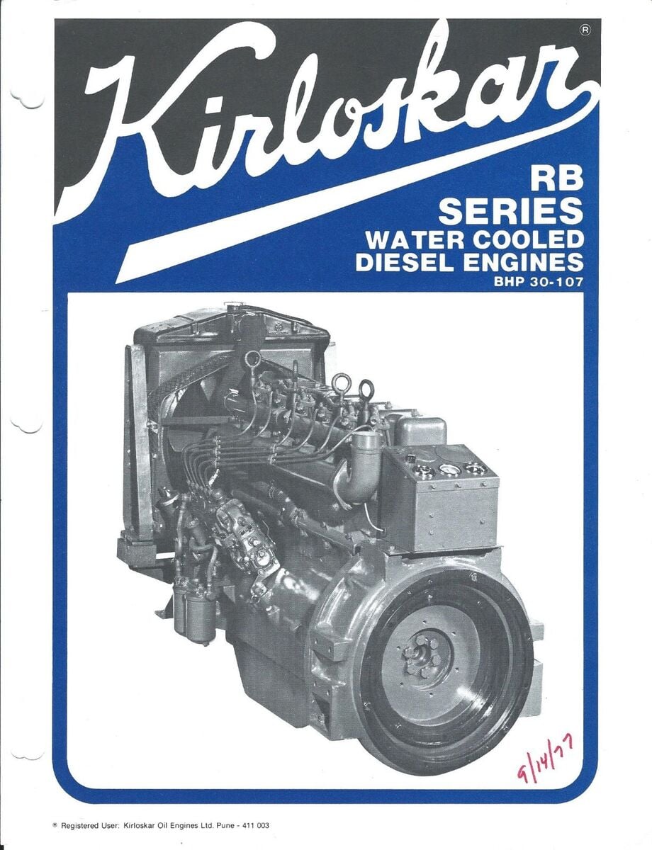 Kirloskar RB33 Dimensions, Specifications & Technical Data (2017 - 2025 ...