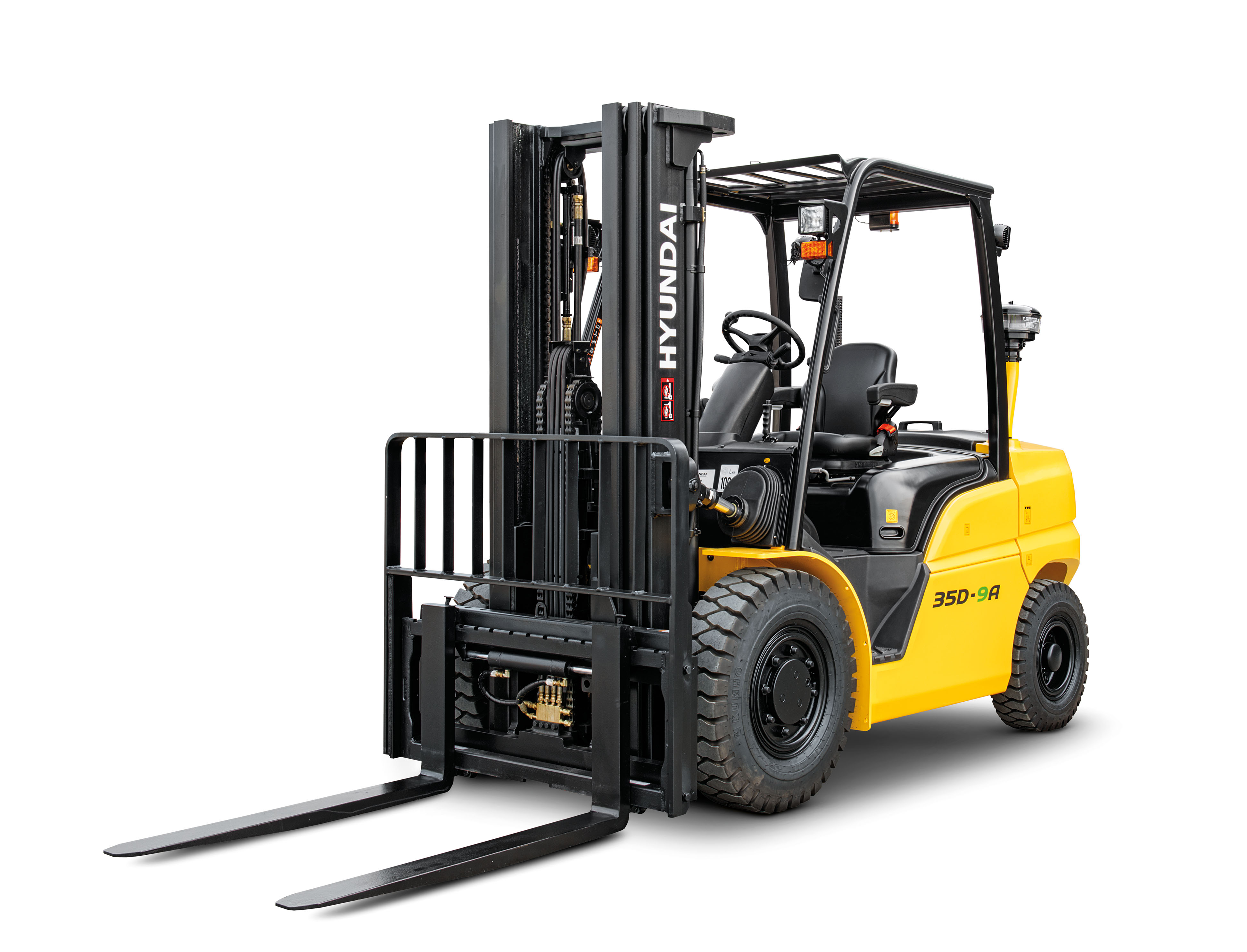 Hyundai 35 D 9 A diesel forklift specs & dimensions (2016 - 2019 ...