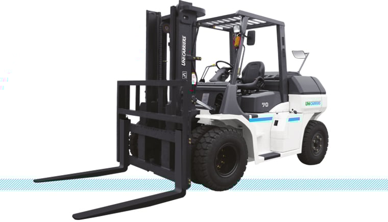 UniCarriers FD100-4 diesel forklift specs & dimensions (2019 - 2022 ...