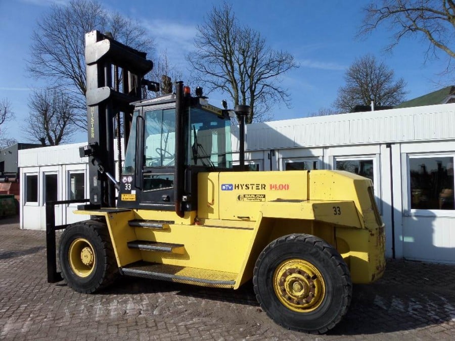 Hyster H 14.00 XL diesel forklift specs & dimensions (1996 - 2000 ...
