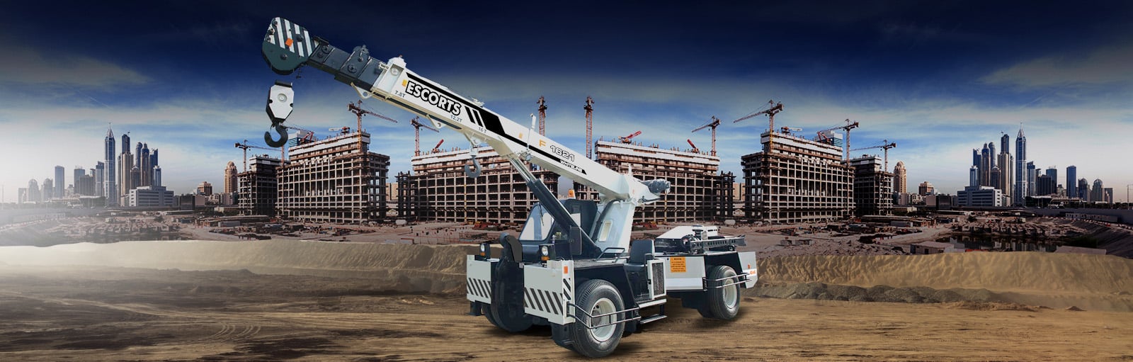 Escorts F 1621 crane - load chart, specs & dimensions (2022 - 2025 ...