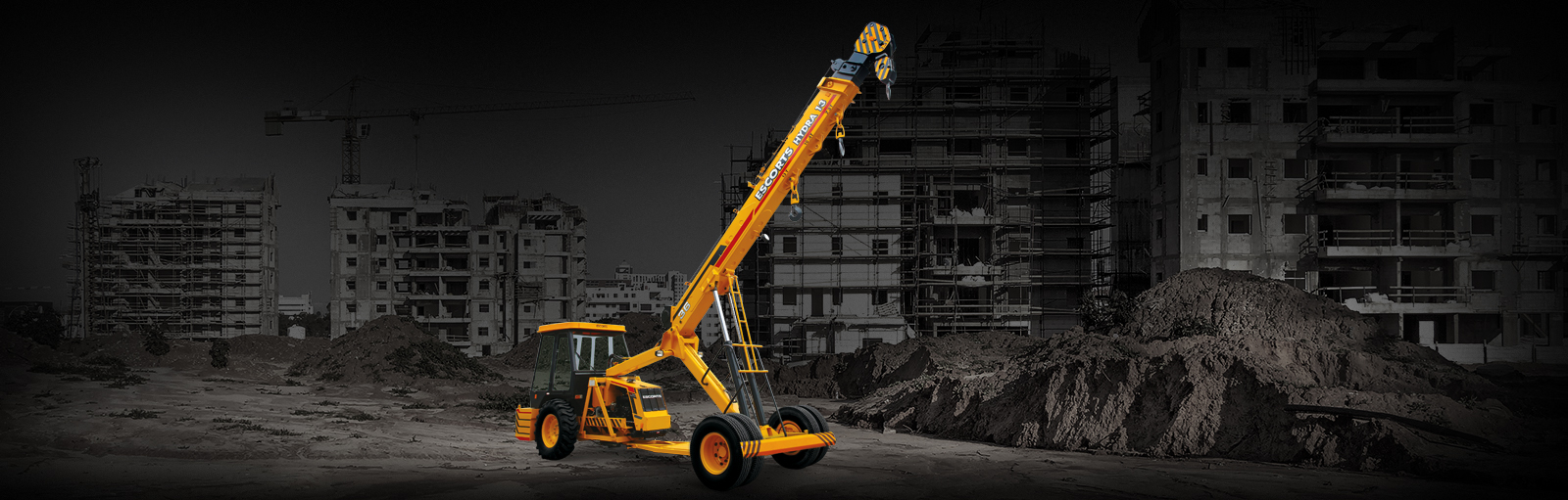 Escorts Hydra 1336 crane - load chart, specs & dimensions (2022 - 2025 ...
