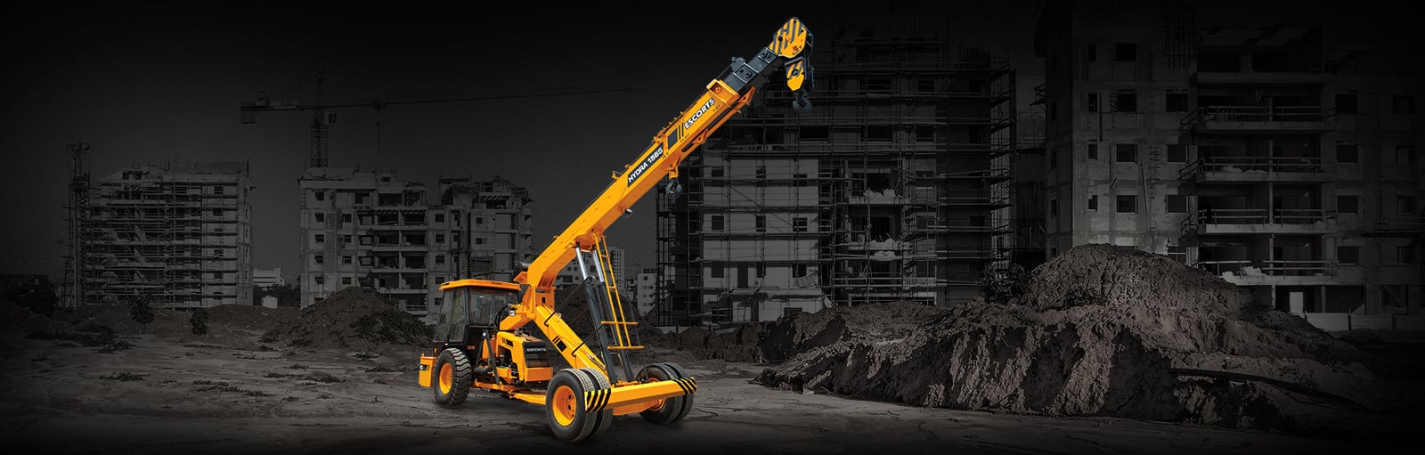 Escorts Hydra 1565 crane - load chart, specs & dimensions (2022 - 2025 ...