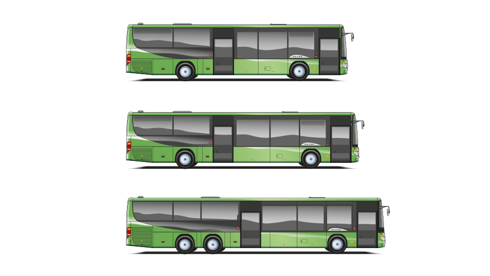 All specs & dimensions for Setra S 416 LE business (2019 - 2025) Bus. | LECTURA Specs