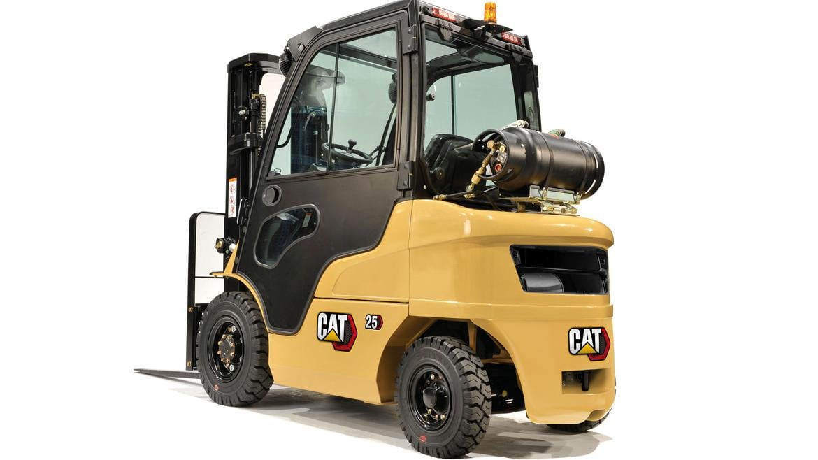 Caterpillar GP25N LPG forklift specs & dimensions (2025 - 2025) | Lift trucks | LECTURA Specs