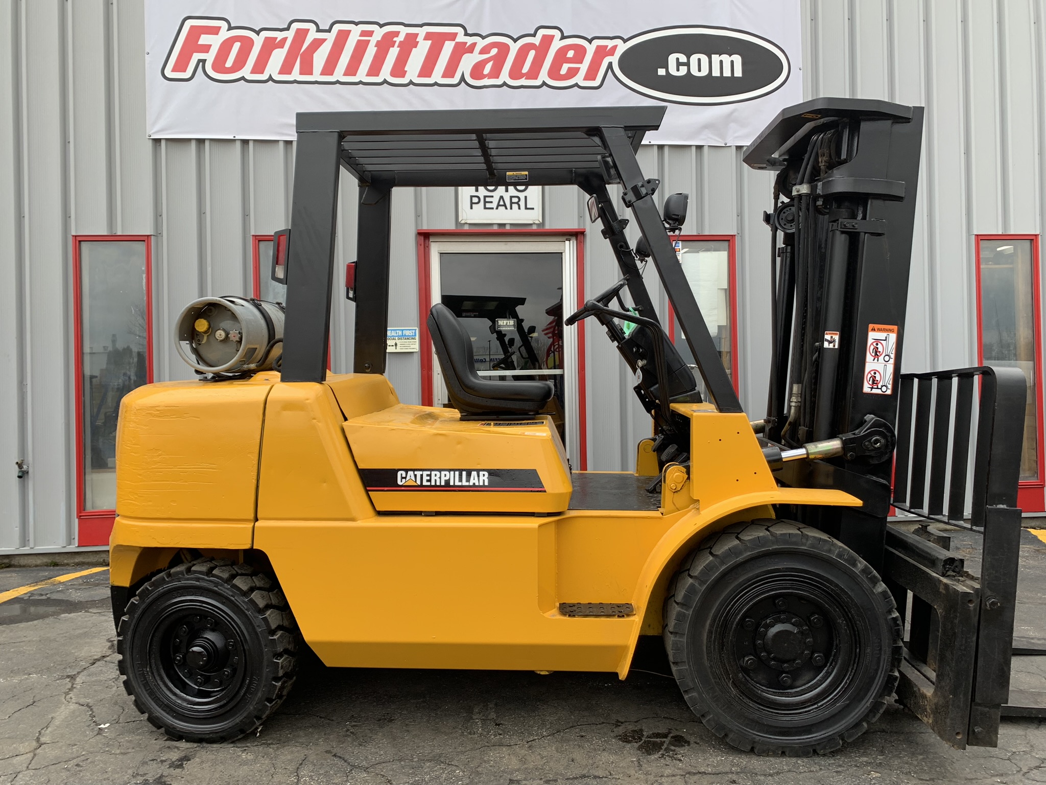 Caterpillar GP40K L LPG forklift specs & dimensions (2009 - 2014 ...
