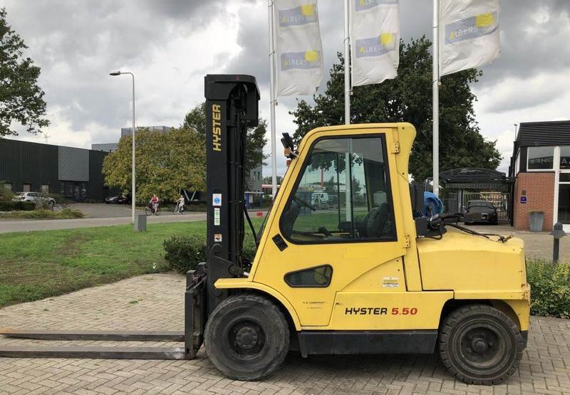 Hyster H 5.50 XM LPG forklift specs & dimensions (1999 - 2007) | Lift ...