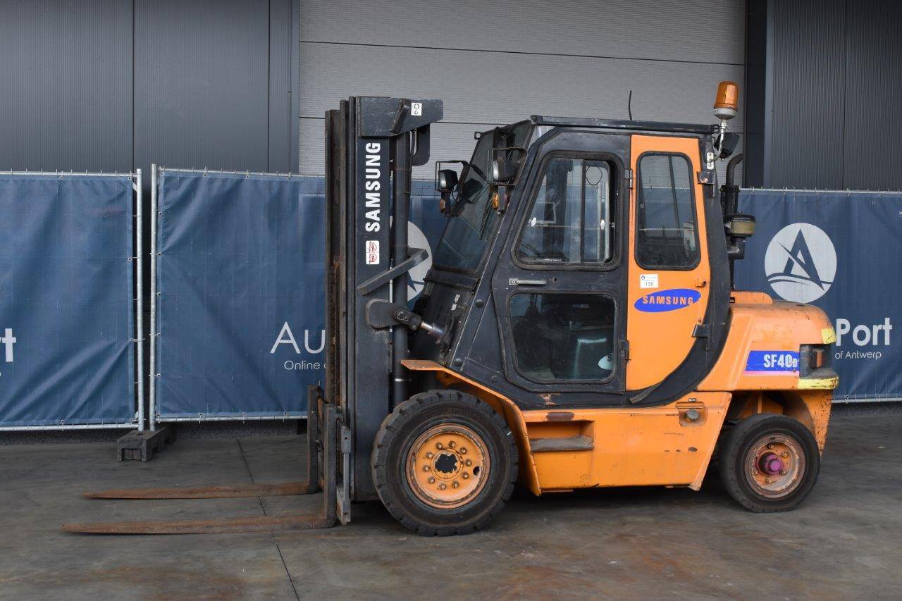 Samsung SF 40 L LPG forklift specs & dimensions (1998 - 2001) | Lift ...