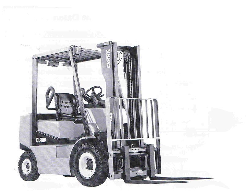 Clark CGP 35 H LPG forklift specs & dimensions (1997 - 2002) | Lift trucks | LECTURA Specs