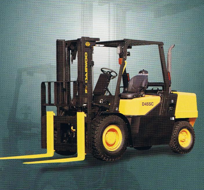 Doosan G 45 SC 2 LPG forklift specs & dimensions (1999 - 2007) | Lift ...