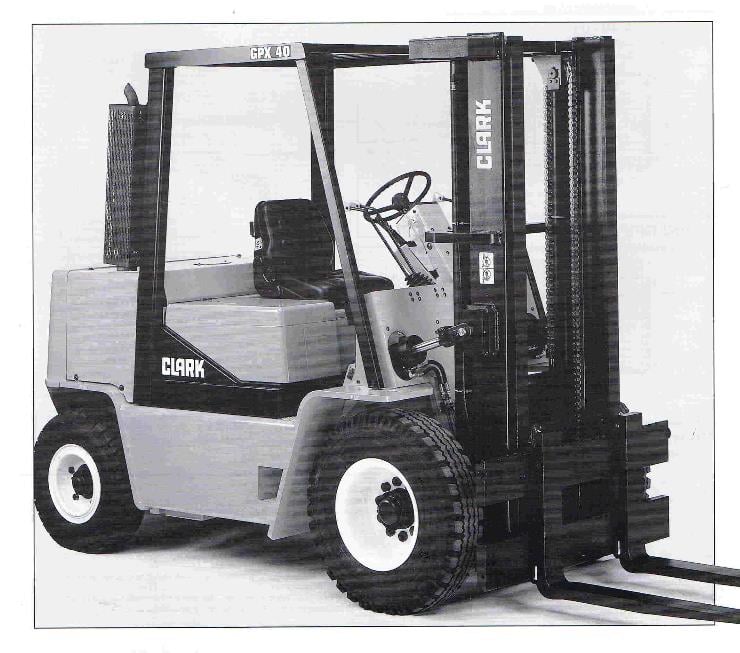 Clark GPX 30 LPG forklift specs & dimensions (1993 - 1996) | Lift ...