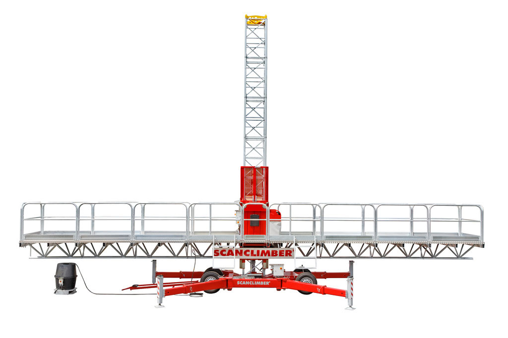 Scanclimber Maxus SC5000 Specs & Dimensions (2017 - 2025) | Mast Climbing Work Platforms ...