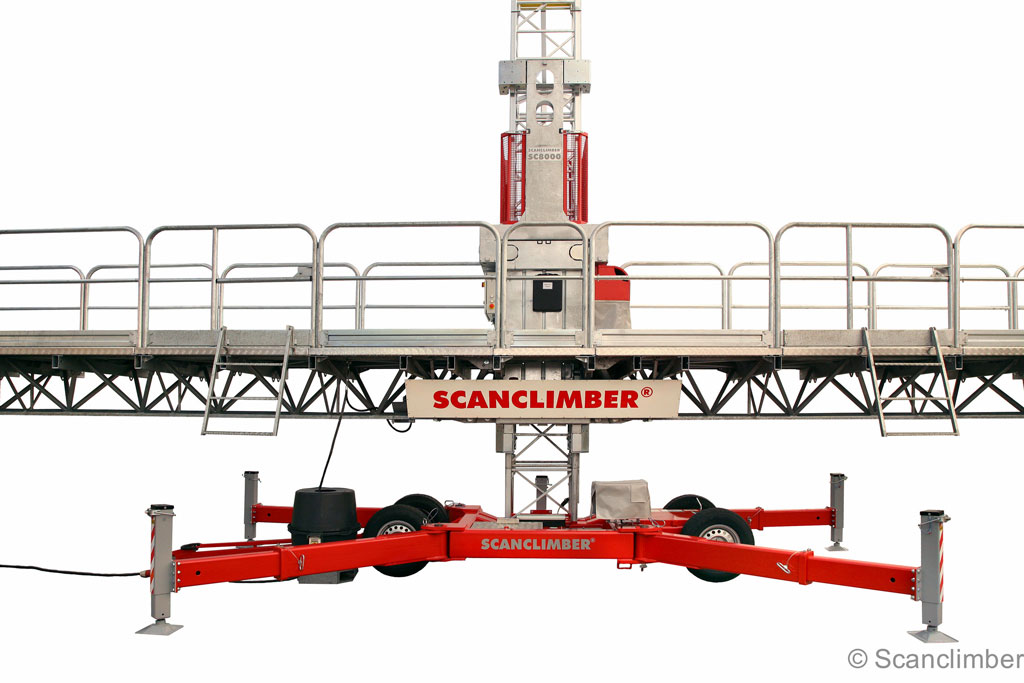 Scanclimber Monster SC8000 Specs & Dimensions (2017 - 2025) | Mast Climbing Work Platforms ...