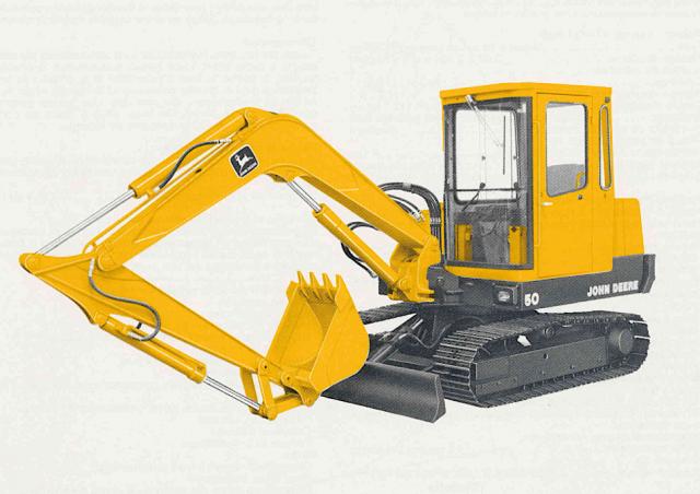 John Deere Construction 50 excavator specs & dimensions (1986 - 2021 ...