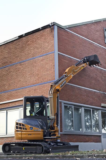 Case CX50B ZTS excavator specs & dimensions (2008 - 2017) | Diggers ...