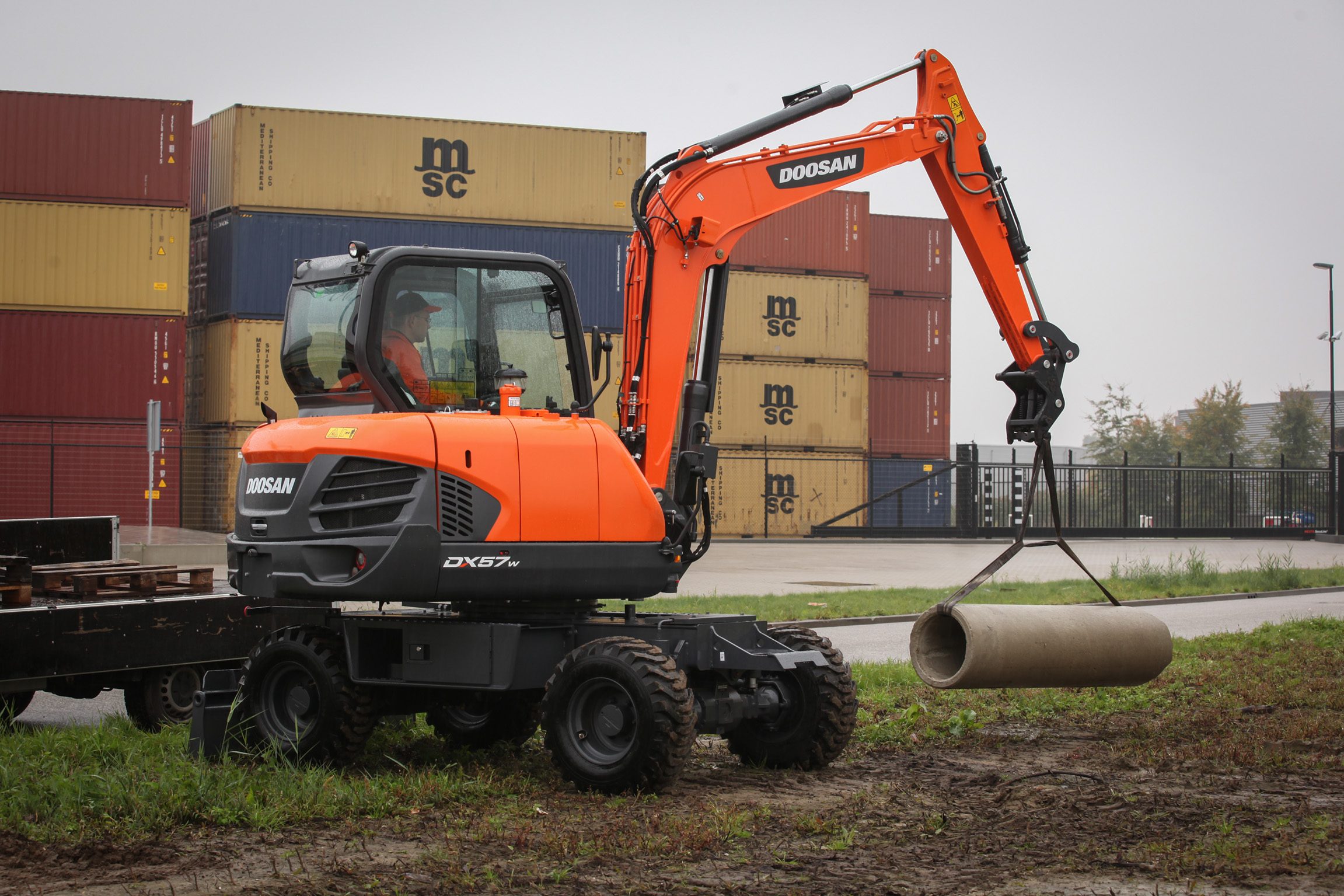 Doosan DX57W excavator specs & dimensions (2016 - 2017) | Diggers ...