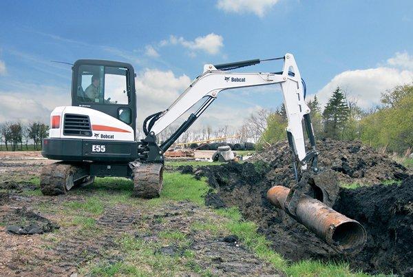 Bobcat E55 excavator specs & dimensions (2011 - 2024) | Diggers ...