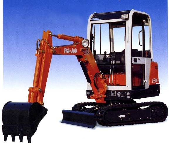 Pel-Job EB 16.4 excavator specs & dimensions (1991 - 1997) | Diggers ...