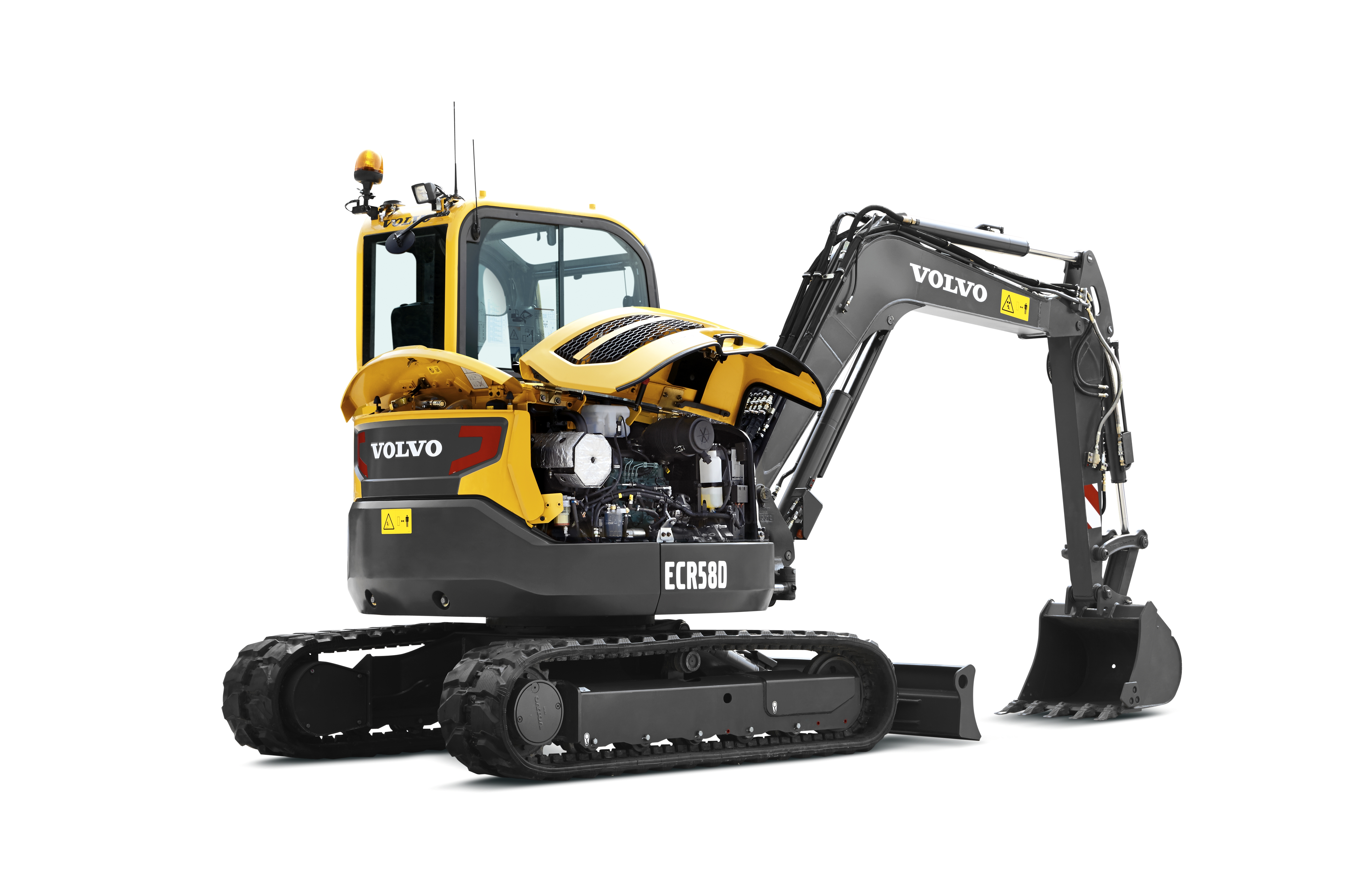 Volvo ECR58D excavator specs & dimensions (2013 - 2017) | Diggers ...