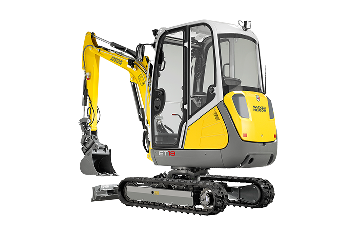 Wacker Neuson ET18 excavator specs & dimensions (2014 - 2019) | Diggers ...