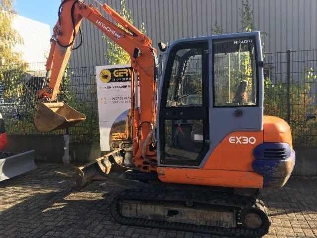 Hitachi EX 30 UR excavator specs & dimensions (1992 - 1994) | Diggers ...