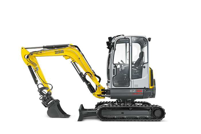 Wacker Neuson EZ38 excavator specs & dimensions (2014 - 2018) | Diggers ...