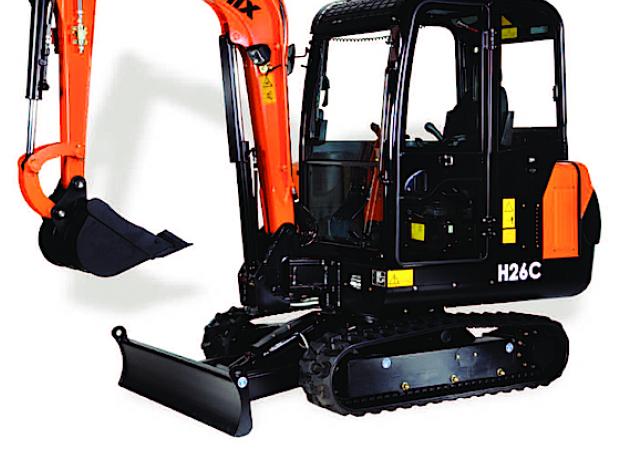 Hanix H 26 B excavator specs & dimensions (1998 - 2005) | Diggers ...