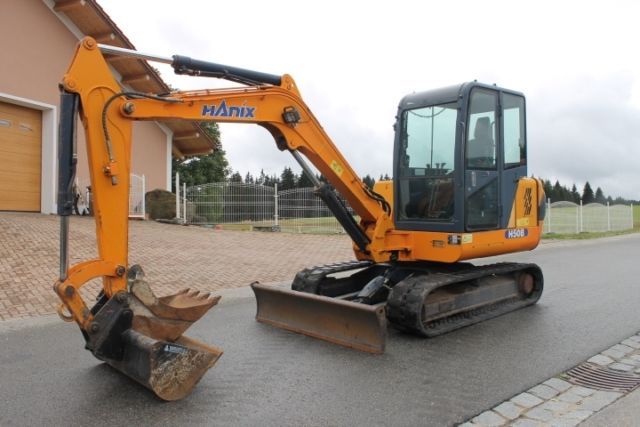 Hanix H 50 B excavator specs & dimensions (1999 - 2004) | Diggers ...