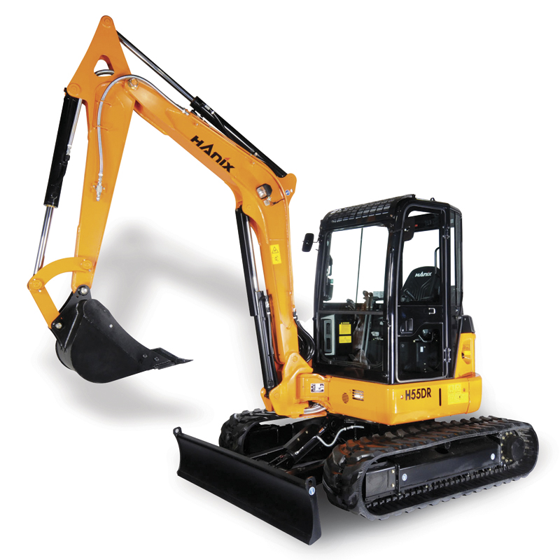 Hanix H55DR excavator specs & dimensions (2019 - 2025) | Diggers ...